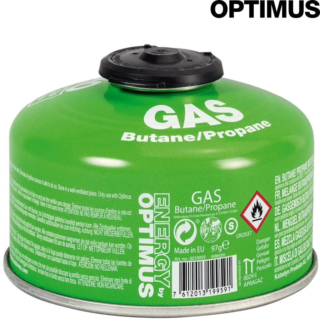 Optimus - Butane/Propane Gas, 100g – Lockwoods Ski & Outdoor